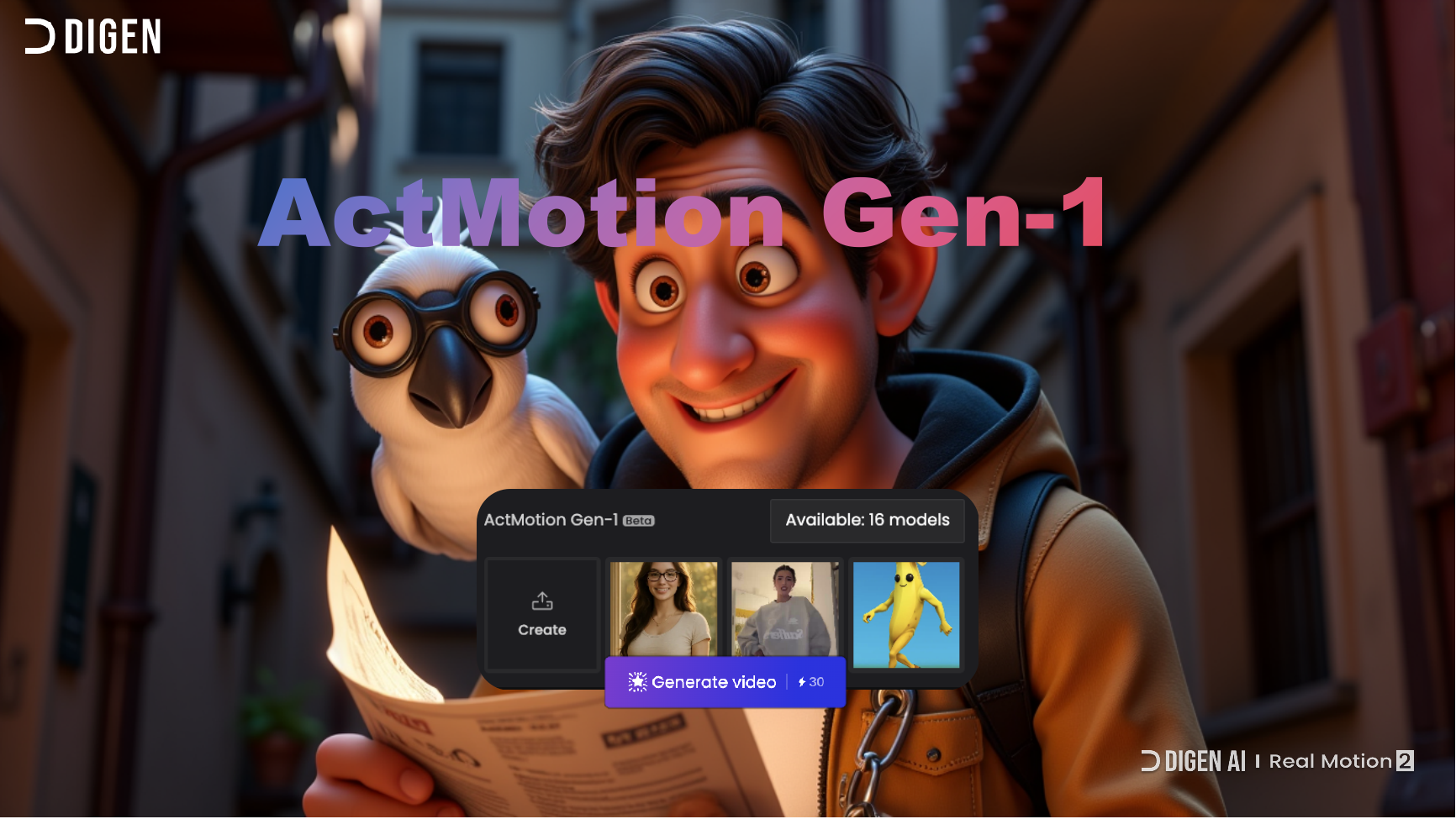 How Does AI Motion Transfer Work? Digen.ai ActMotion Explained